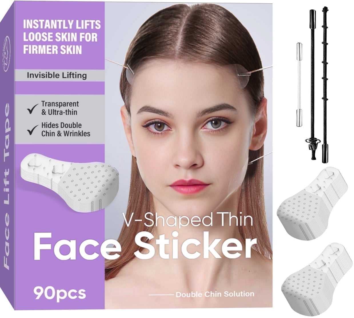 Face Lift Tape, High Elasticity Facelift Tape for Face Invisible ...