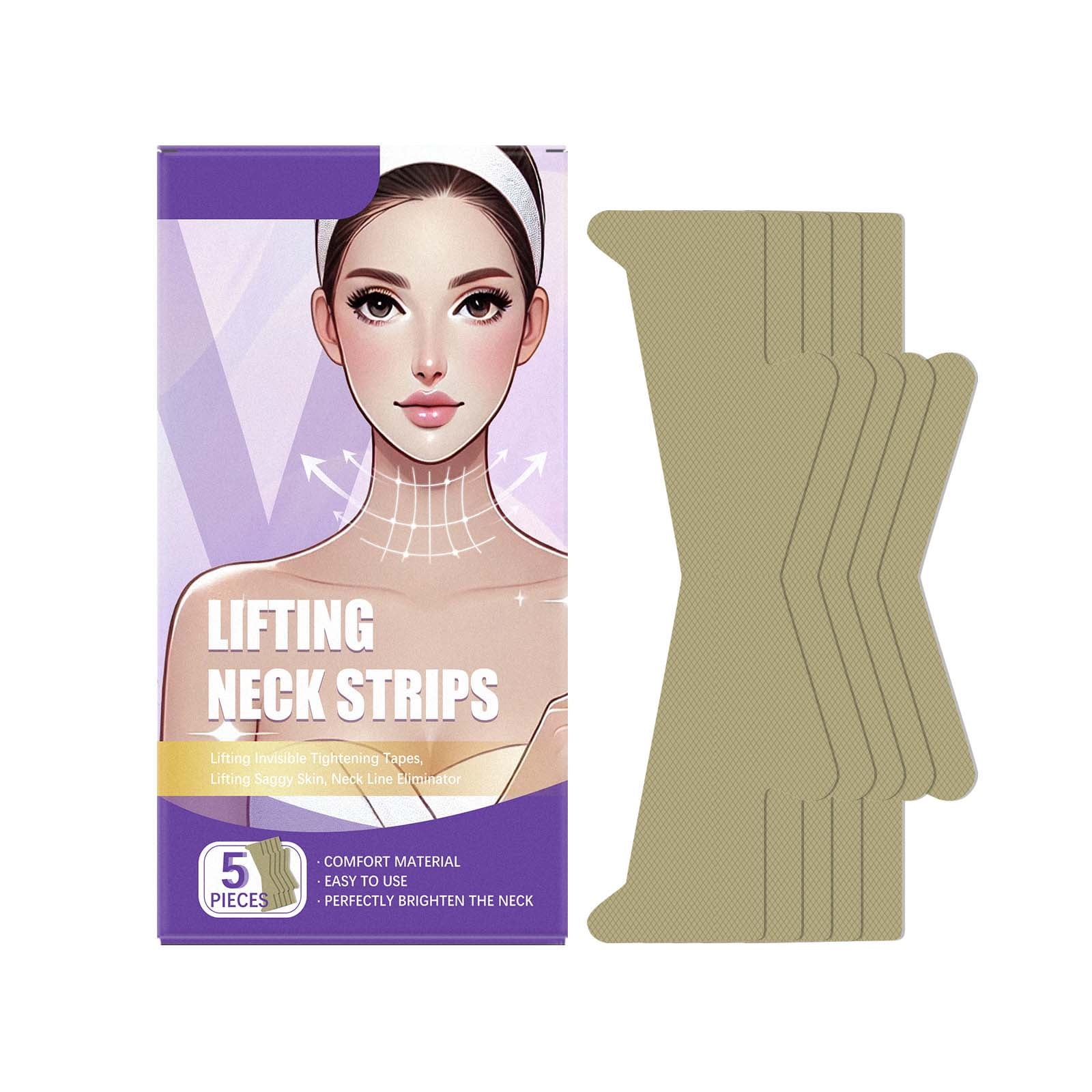 Neck Wrinkle Patches, Neck Strips, Moisturizing & Firming Neck Anti ...