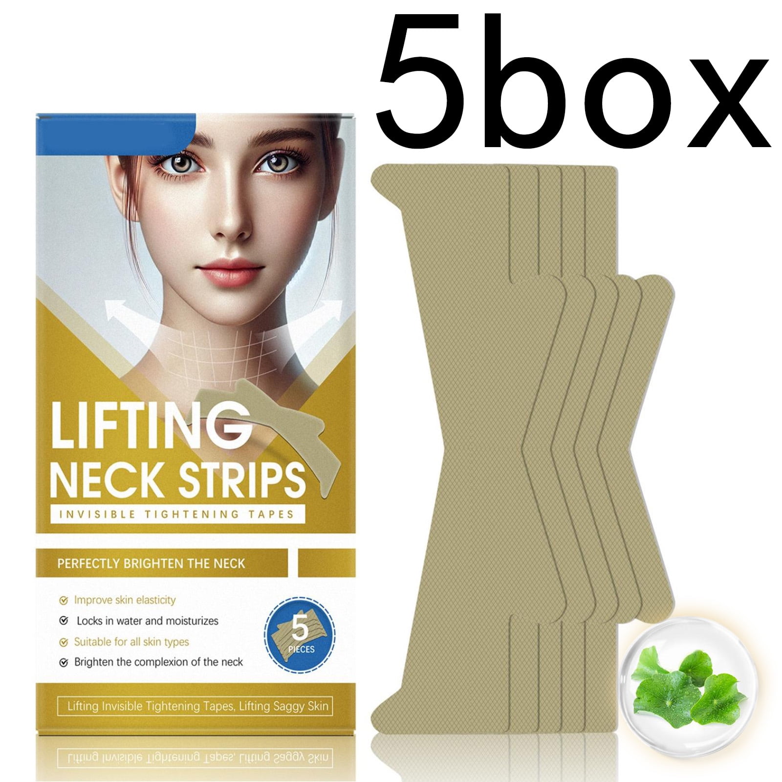 Neck Wrinkle Patches,Neck Tape Lifting Invisible,Neck Tightening Tape ...