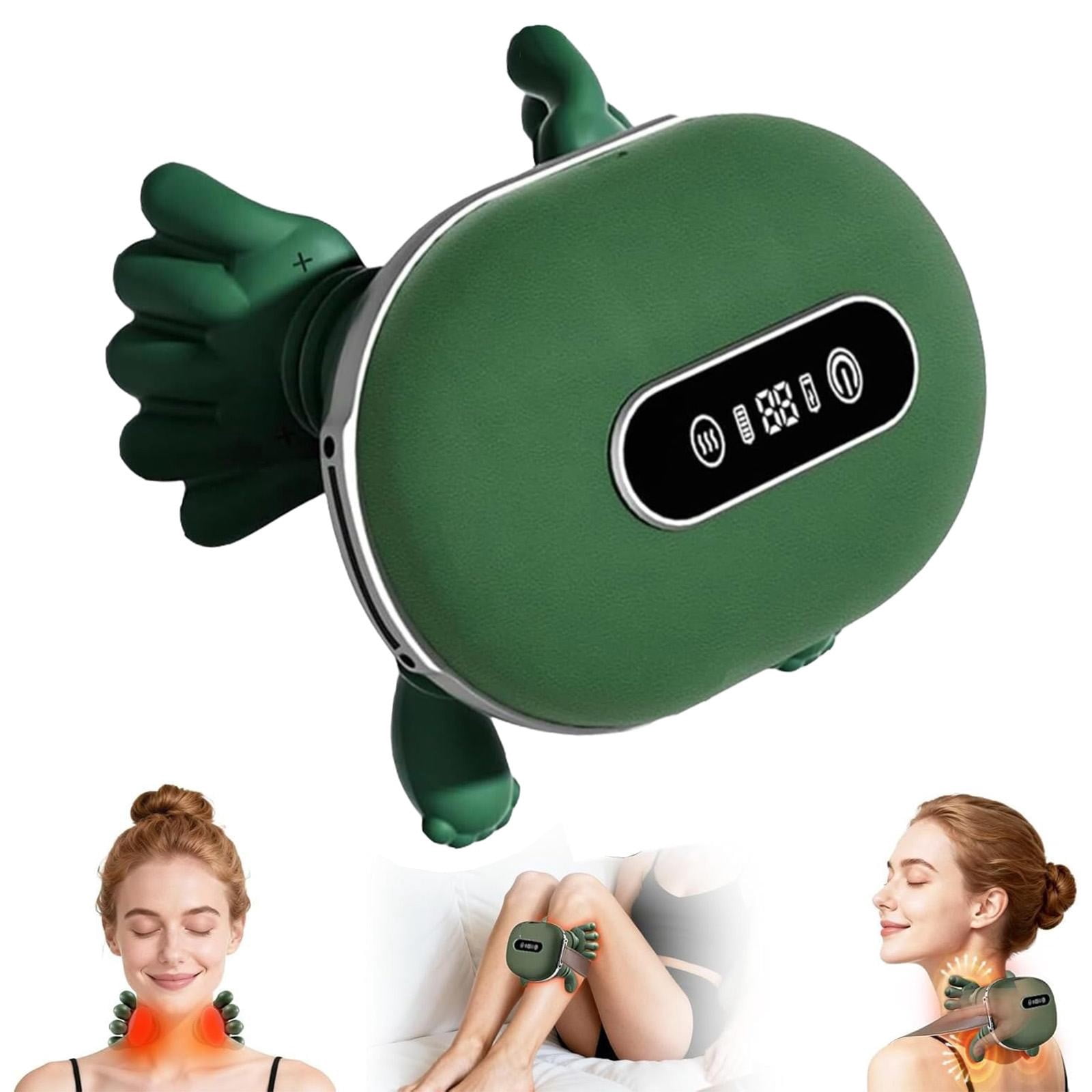 Neck and Shoulder Massager,Bionic Heated Massager,Portable Neck and ...