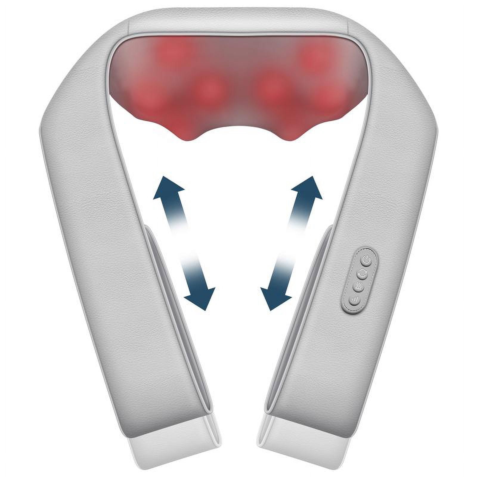 Neck and Shoulder Massager with Heat, Electric Shiatsu Back Massager ...