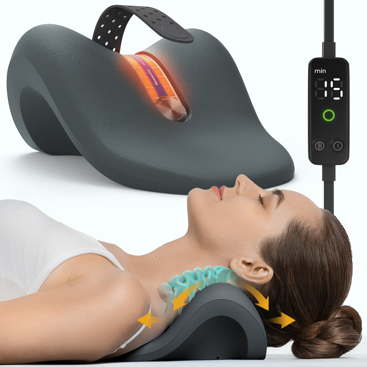 Neck and Shoulder Relaxer, Cervical Traction Device for TMJ Pain Relief ...