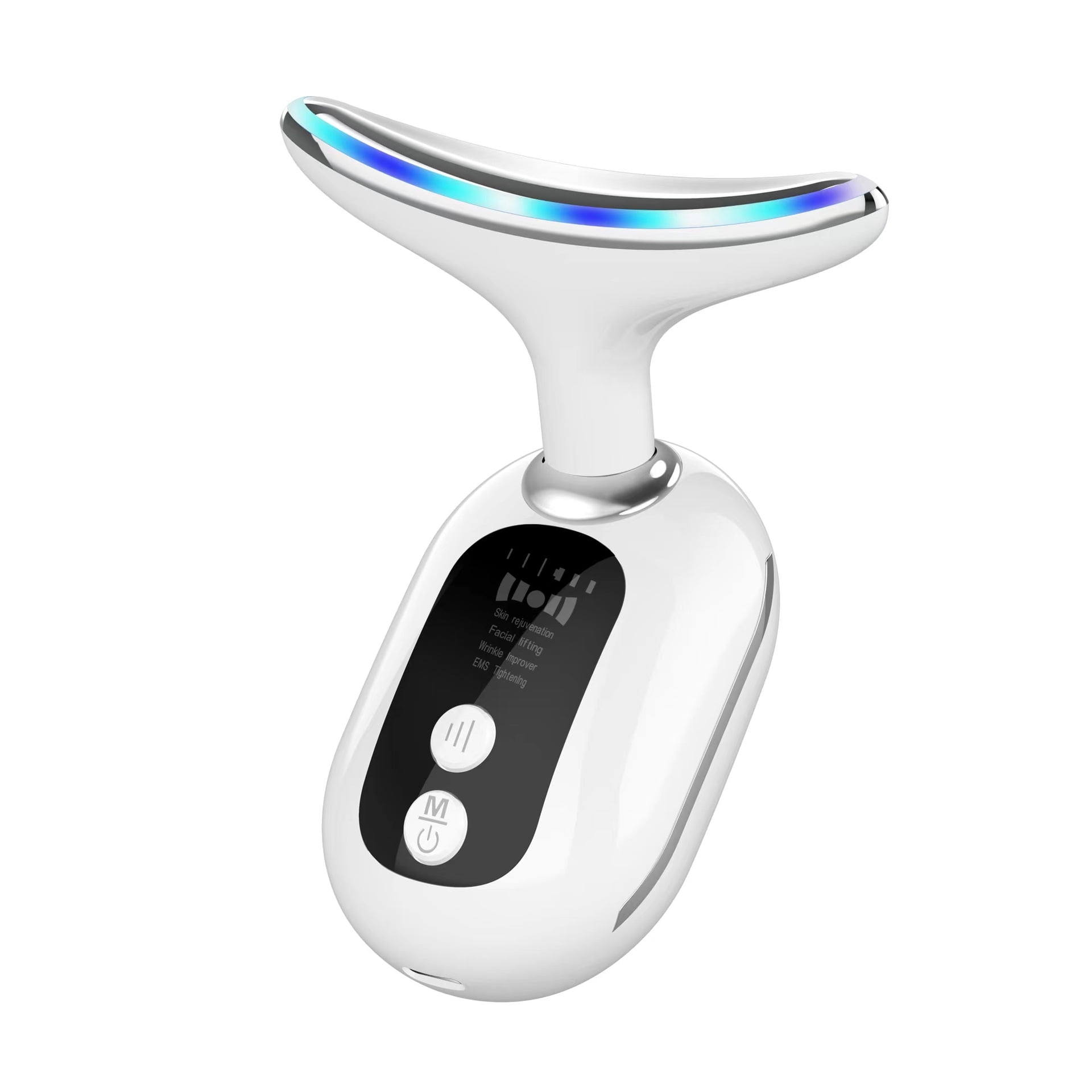 Neck beauty device for lifting, tightening and reducing neck lines ...