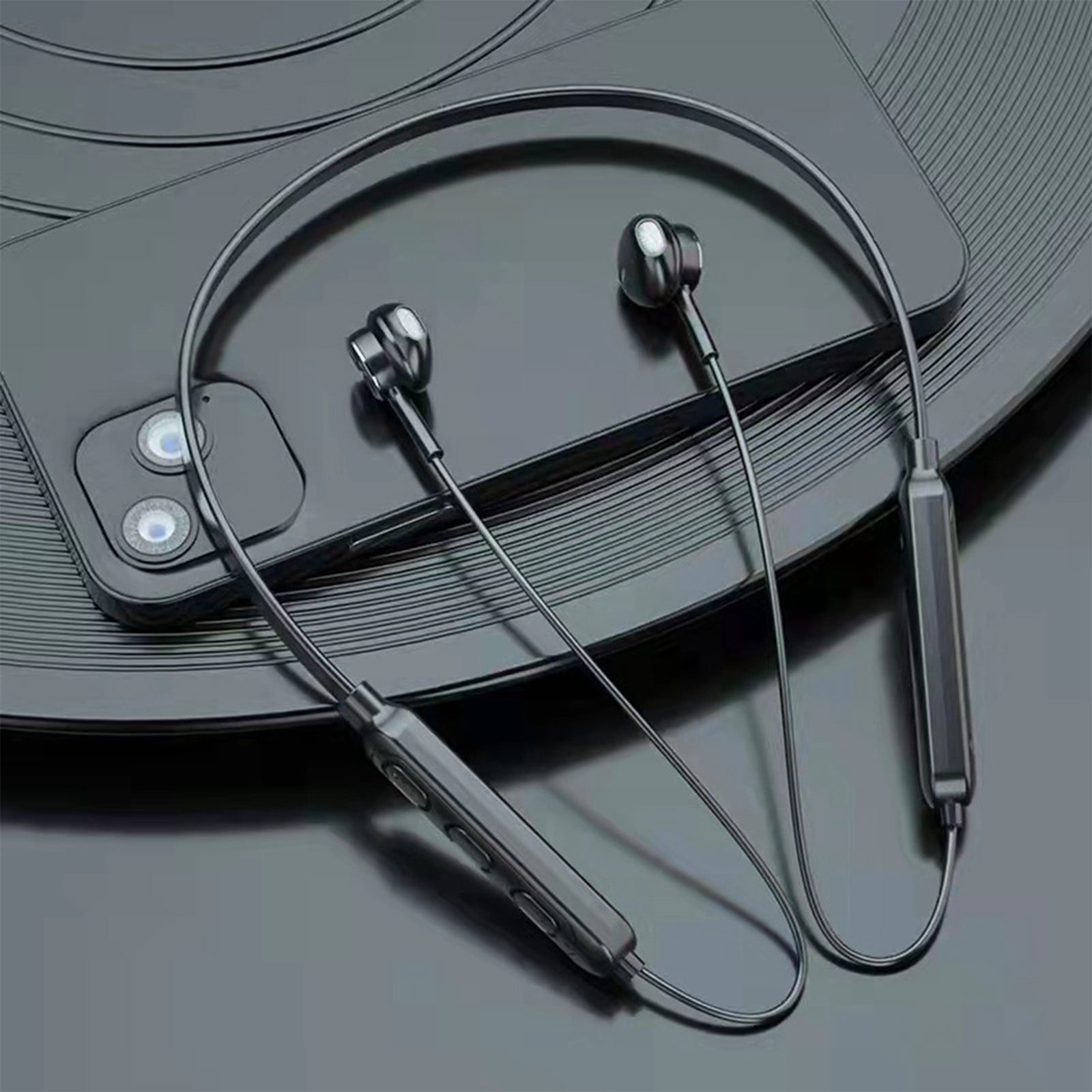 Neckband Bluetooth Earbuds, Wireless Headphones with Mic, Noise ...