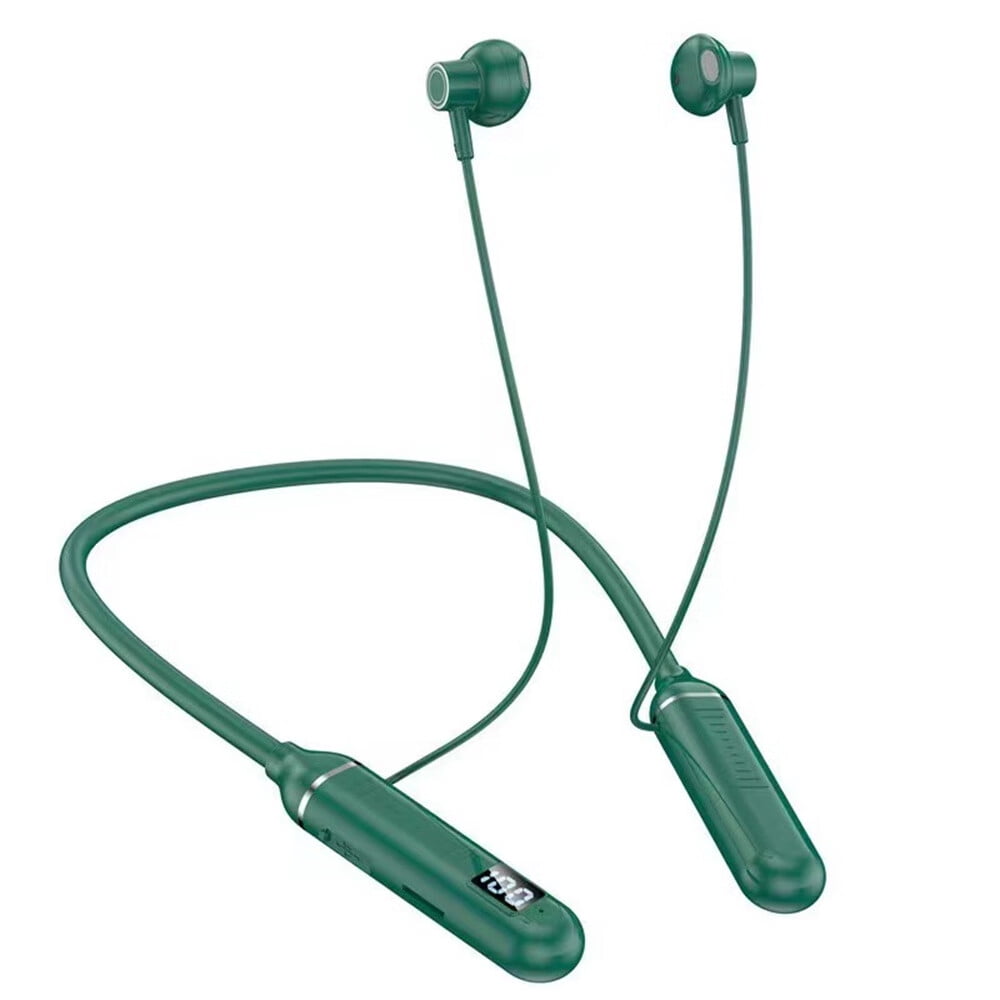 Neckband Bluetooth Headphones, 200H Extra Long Playtime Wireless Stereo ...