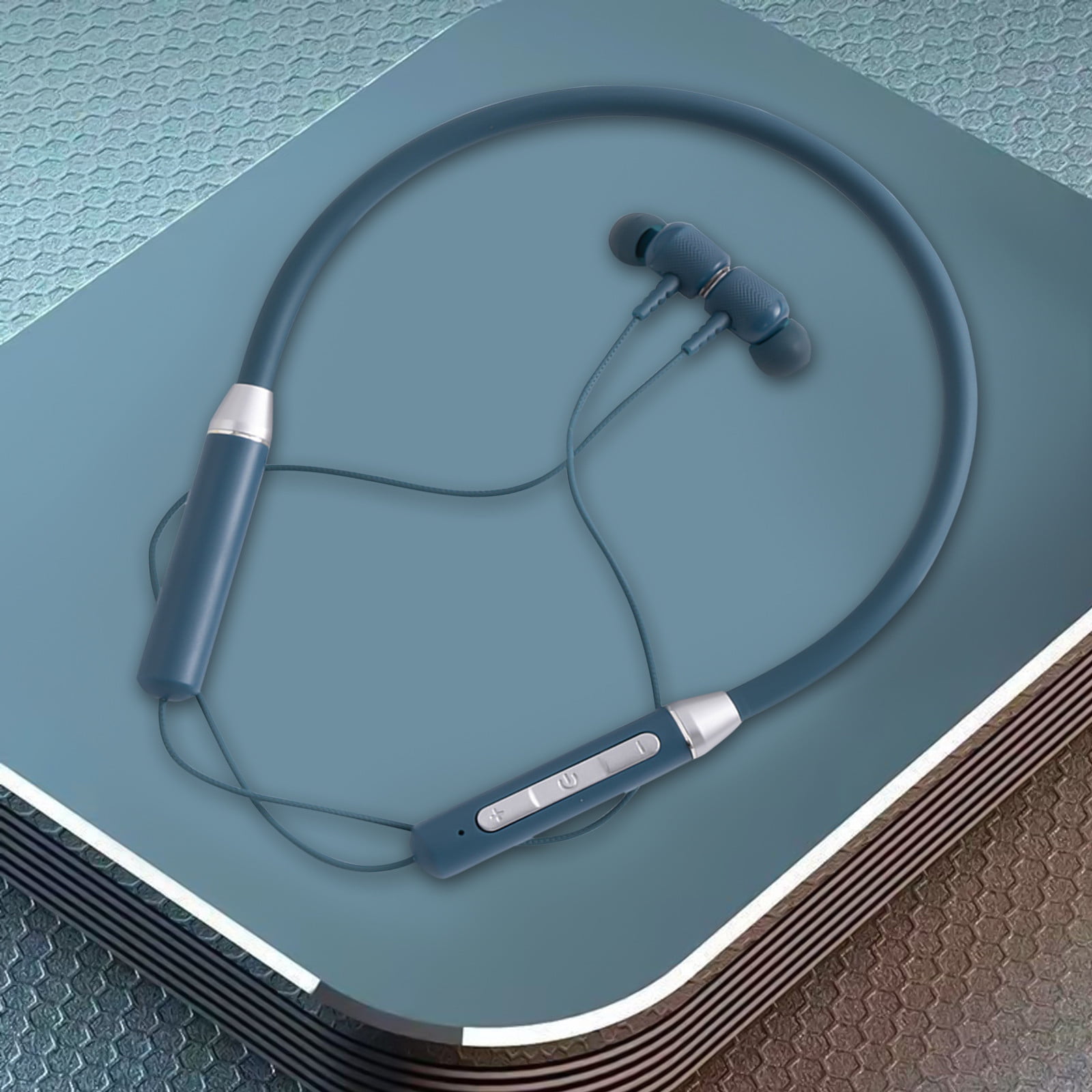 Neckband Bluetooth Headphones, HD Stereo Wireless Sports Earphones ...