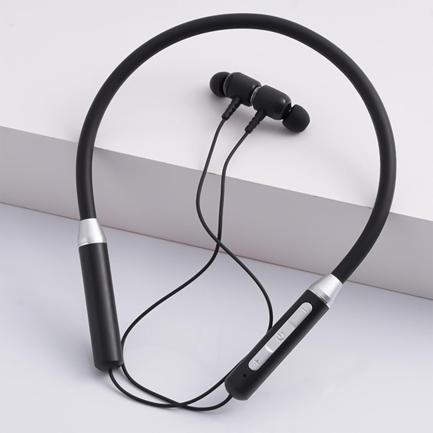 Neckband Bluetooth Headphones, HD Stereo Wireless Sports Earphones ... Neckband Bluetooth Headphones, HD Stereo Wireless Sports Earphones ...