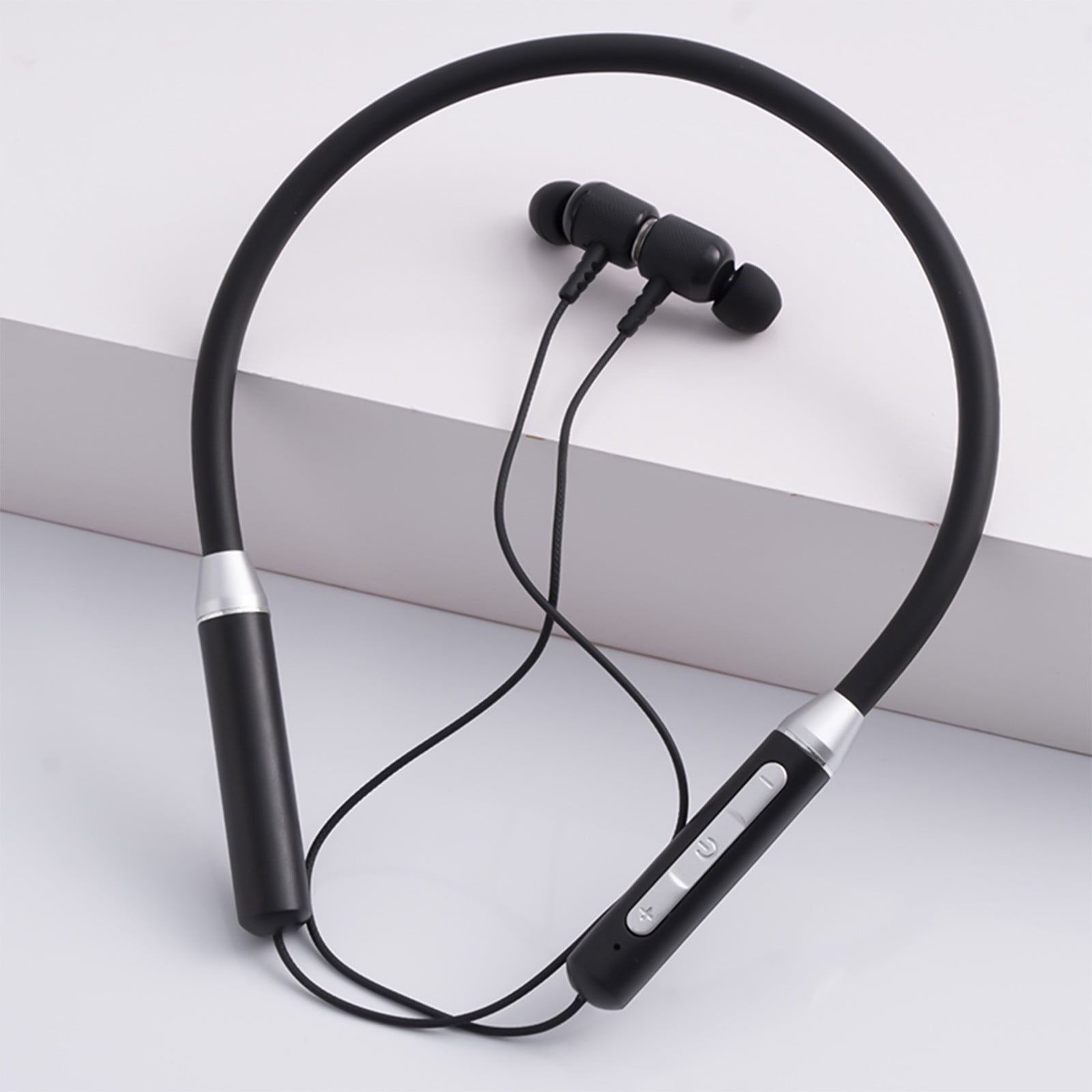 Neckband Bluetooth Headphones Wireless 5.2 Sport Earphones HD Stereo ...