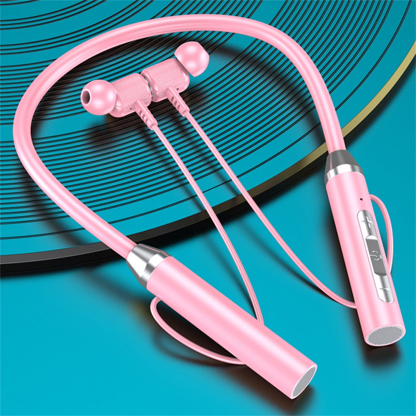 Neckband Bluetooth Headphones Wireless Earbuds with Microphone ...