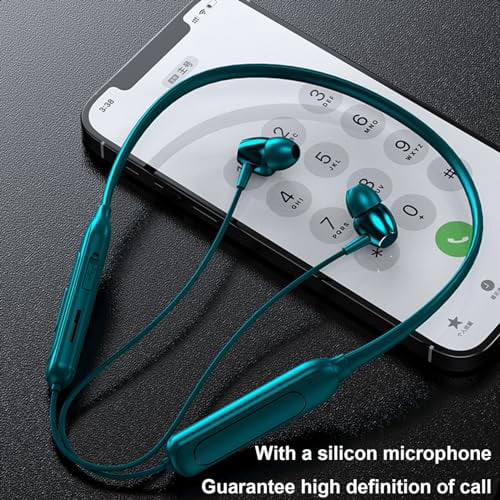Neckband Bluetooth Headphones Wireless Neckband Earbuds Around The Neck ...