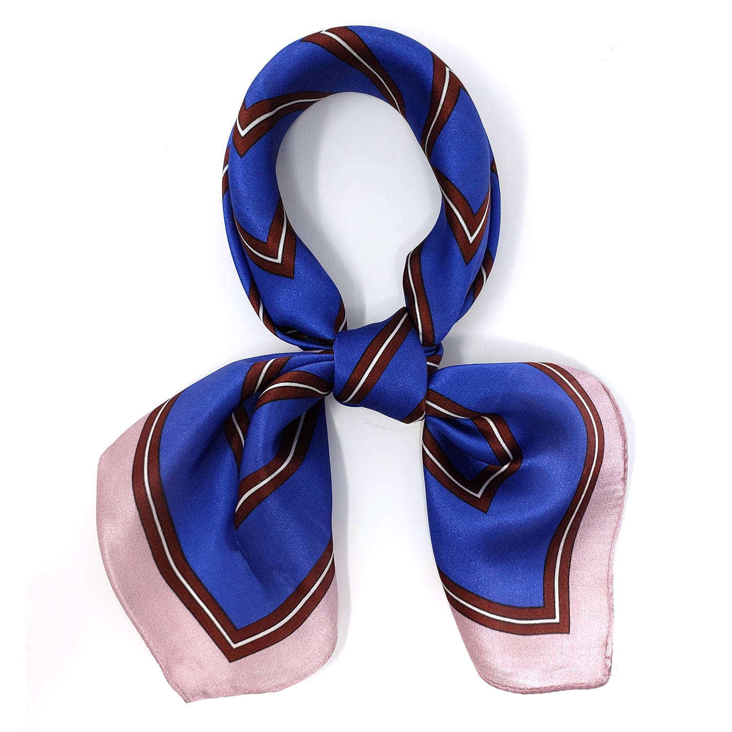 Neckerchief for Women - 100% Mulberry Silk Neck Scarf - Size: 21 x 21 ...
