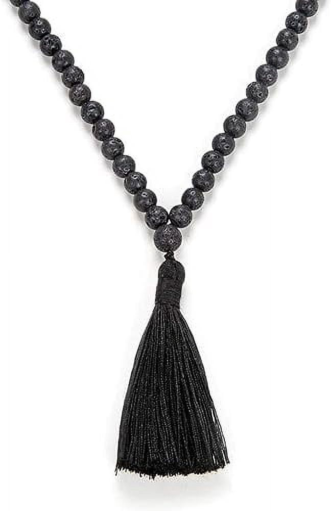 Necklace Bead Stone Mala, 108+1 Mala for Reiki Healing |Tibetan Prayer ...