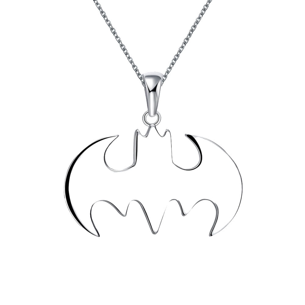 Necklace Charm Summer Style Batman Silver Necklace Gift For Friends ...