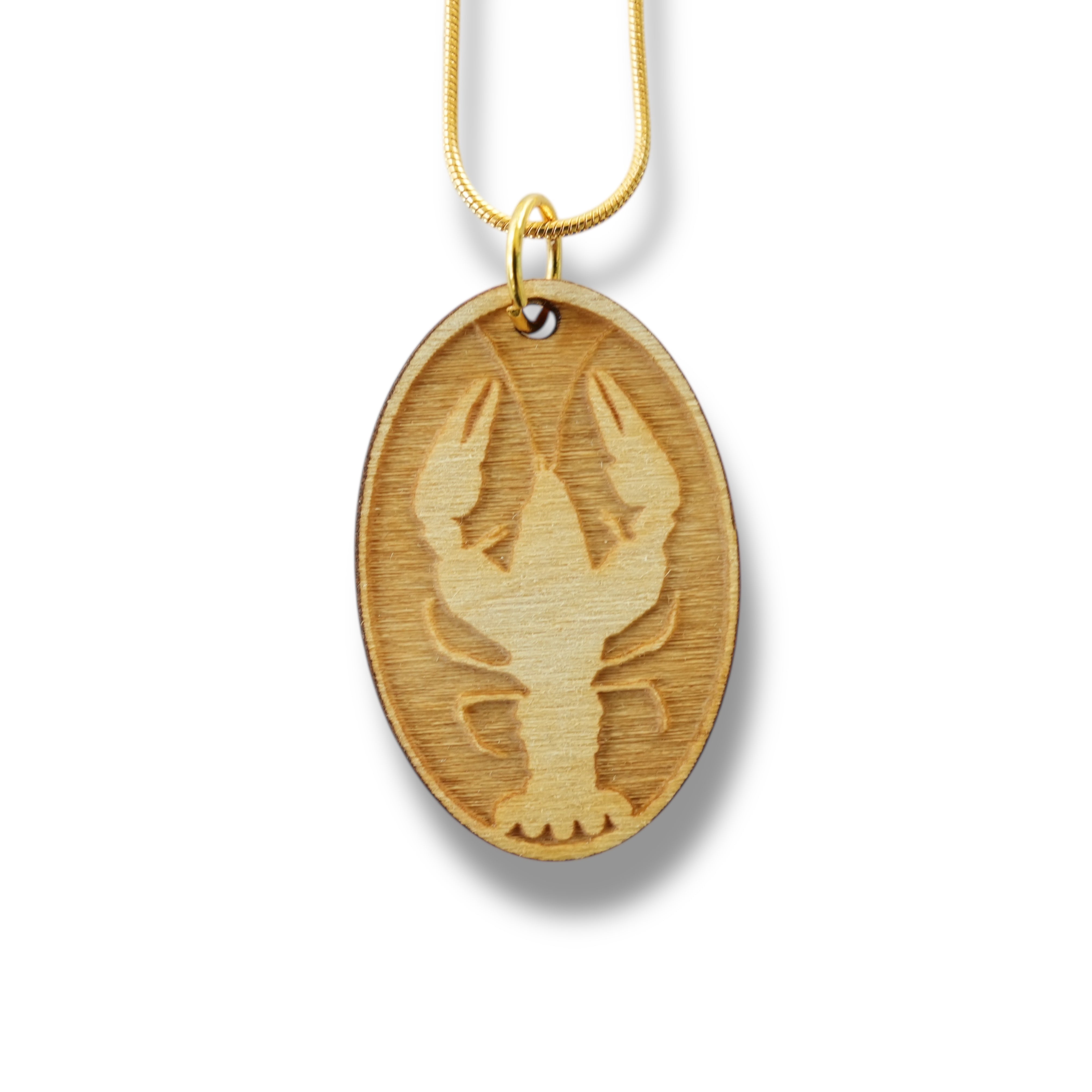 Necklace - Crawfish - Key of Life Snake and Cable Link chains - Birch ...