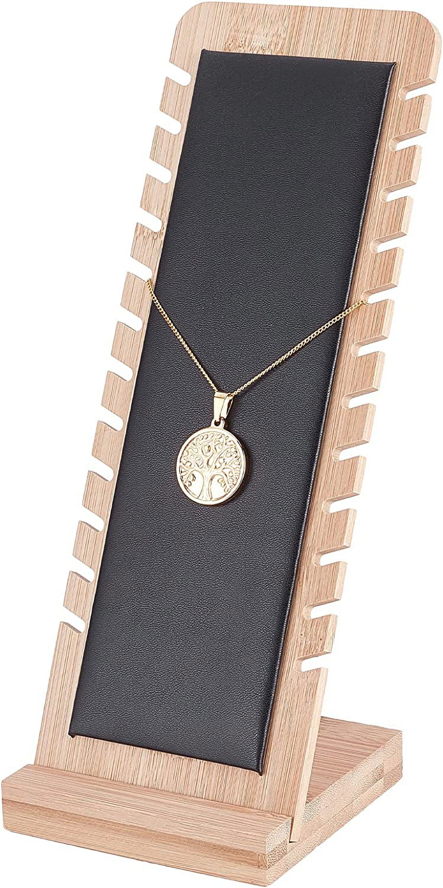Necklace Display Boards Jewelry Display Stand 12 Slot Necklace Holder ...