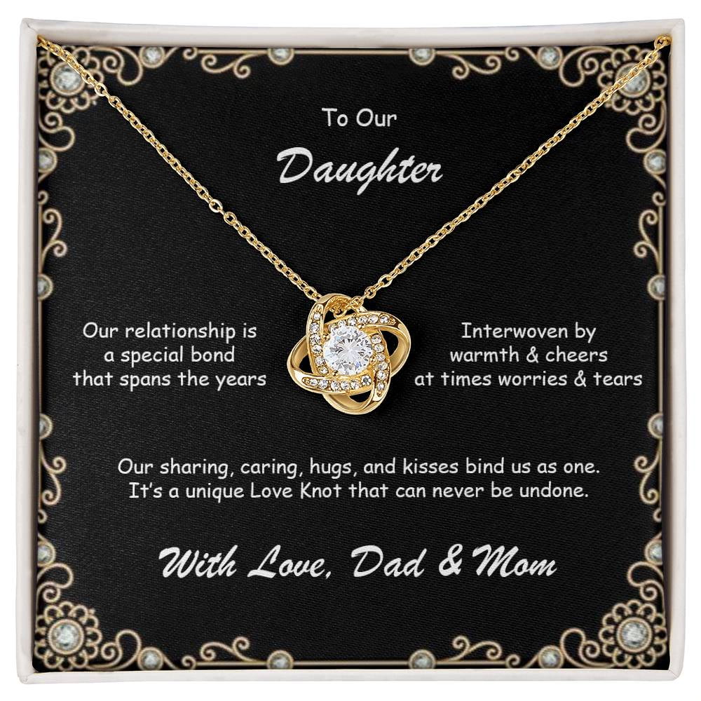 Necklace Family Knot Can Never Be Undone - Love Knot Necklace - Gift ...