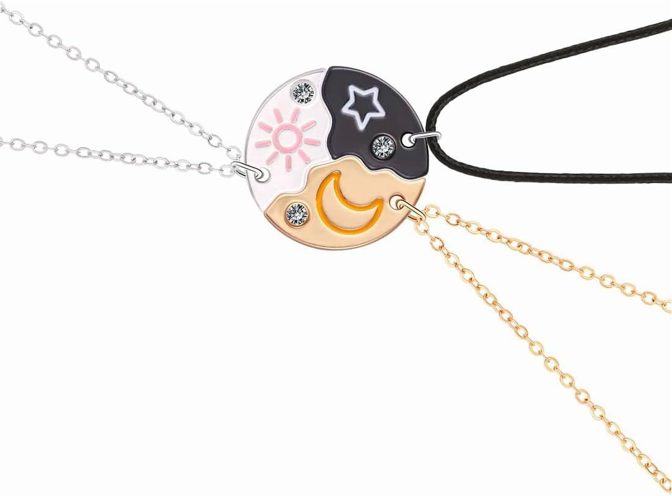 Necklace For 3, Sun Moon and Star Weirdo Puzzle Matching Necklace ...