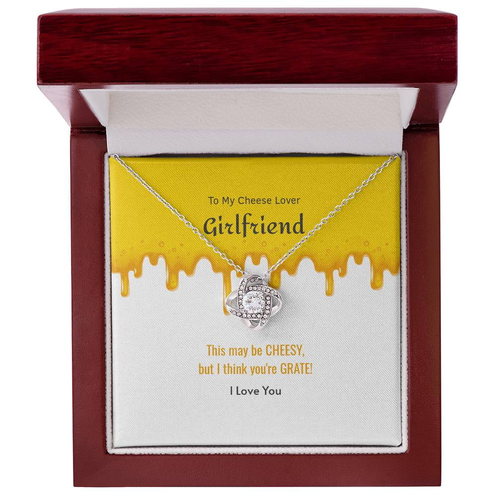 Necklace Gift for Cheese Lover Girlfriend, Cheesy Gift, Cheesy Card ...