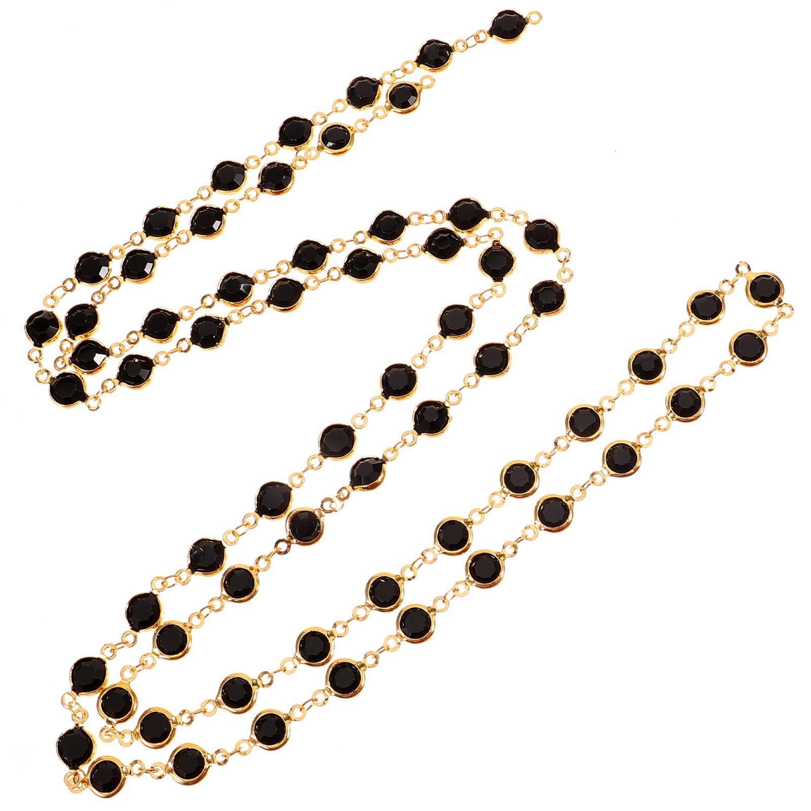 TABLZONE Jewellery Necklace Making Chain Black 1 Roll 36.6X0.2X0.1In ...