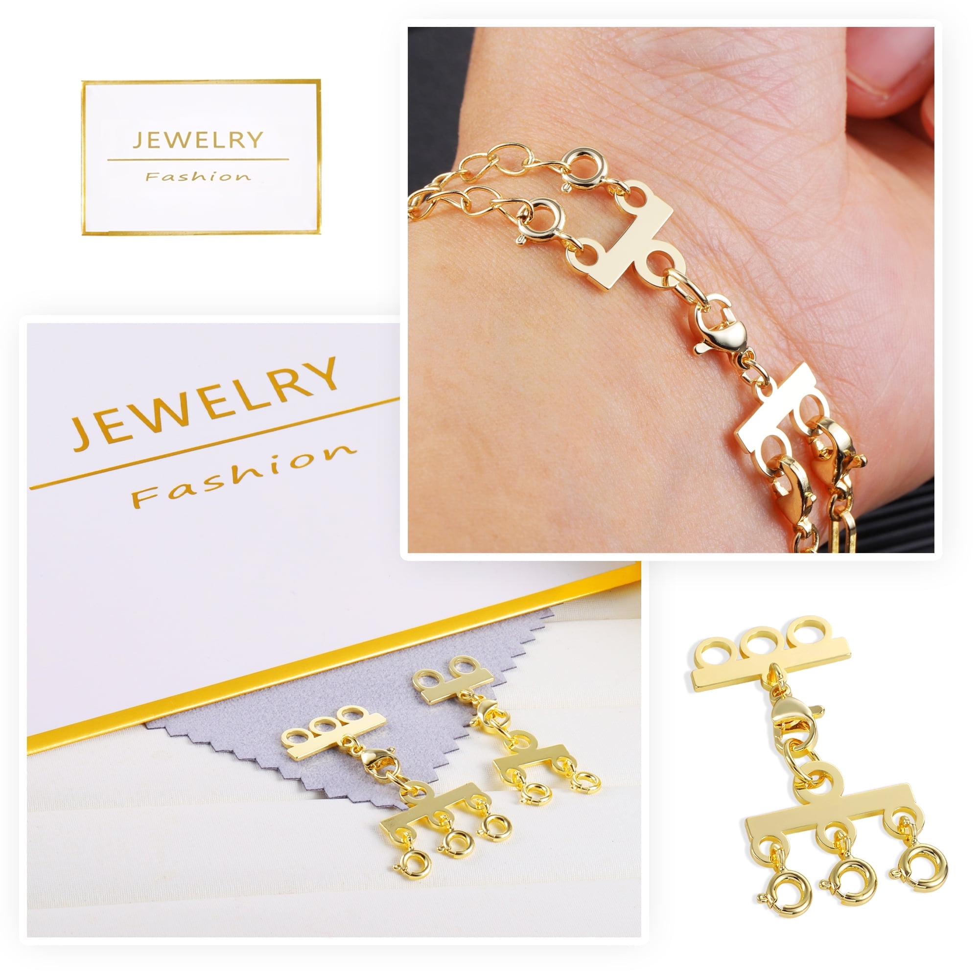 Alexcraft Jewelry Layered Necklace Connector Separator for Multiple ...