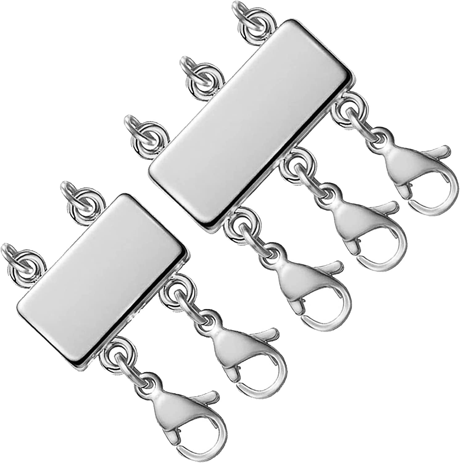 Necklace Layering Clasps Magnetic Slide Lock Clasp Necklace Connector ...