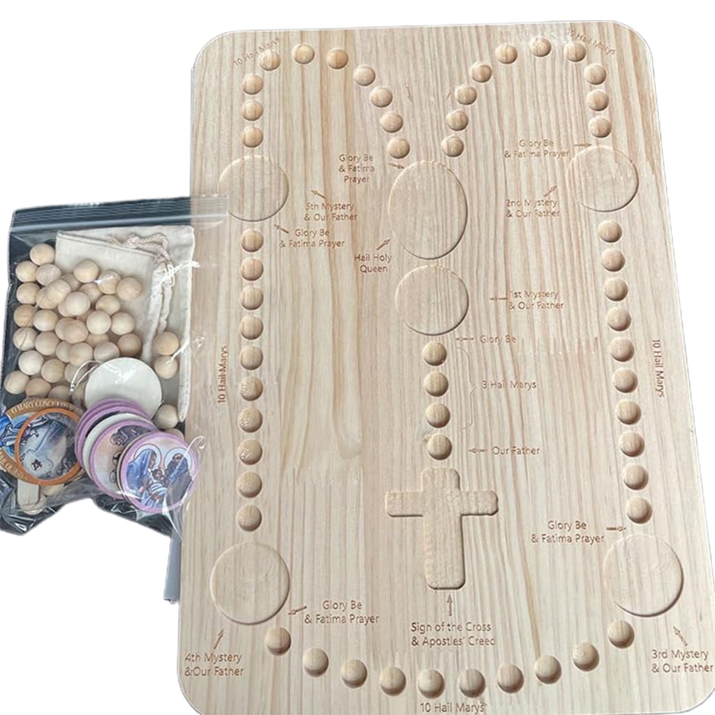 Necklace Making Board Prayer Bead Counting Board with Colorful Card ...