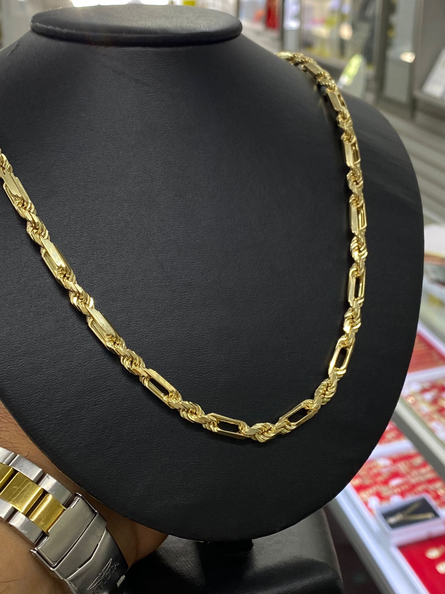 Necklace New Solid Gold 14K Milano Rope Chain 24" 65.67g Gifts ...