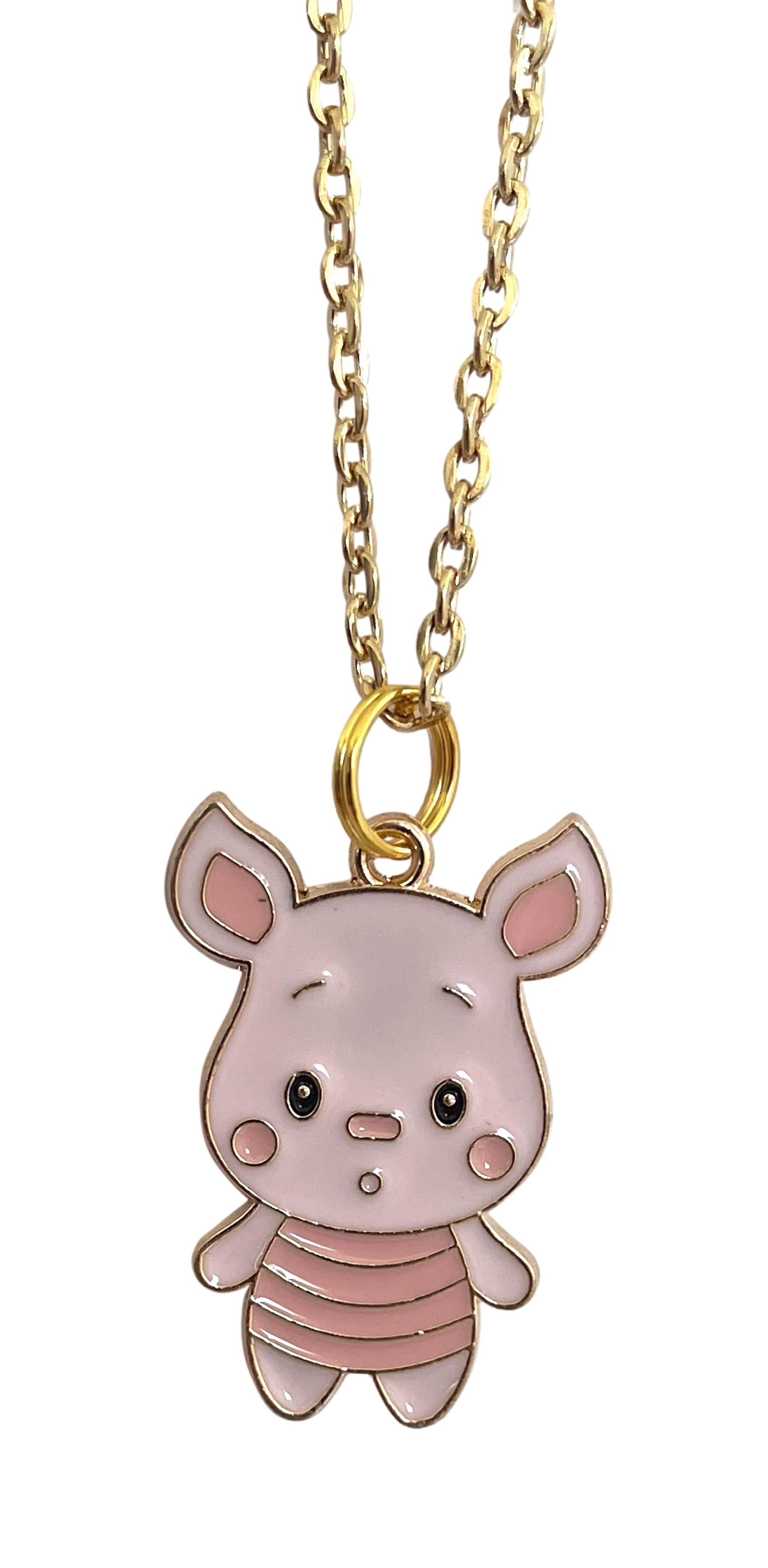 Necklace - Winnie the Pooh Piglet Cartoon Pendant - Walmart.com