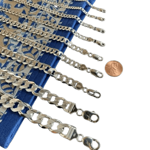 Necklace for Men Women Real Solid 925 Sterling Silver Chain Plata ...