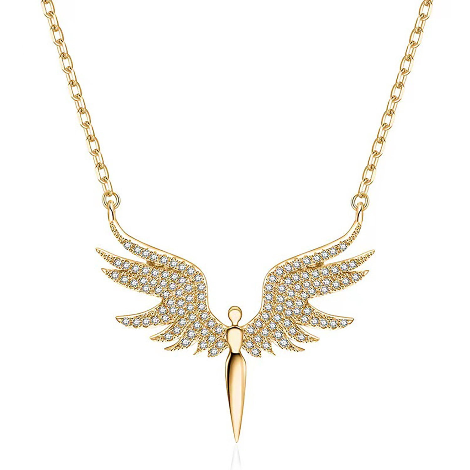 Necklace for Women,Wings of Angels Pendant Necklace,Fine Jewelry Gifts ...
