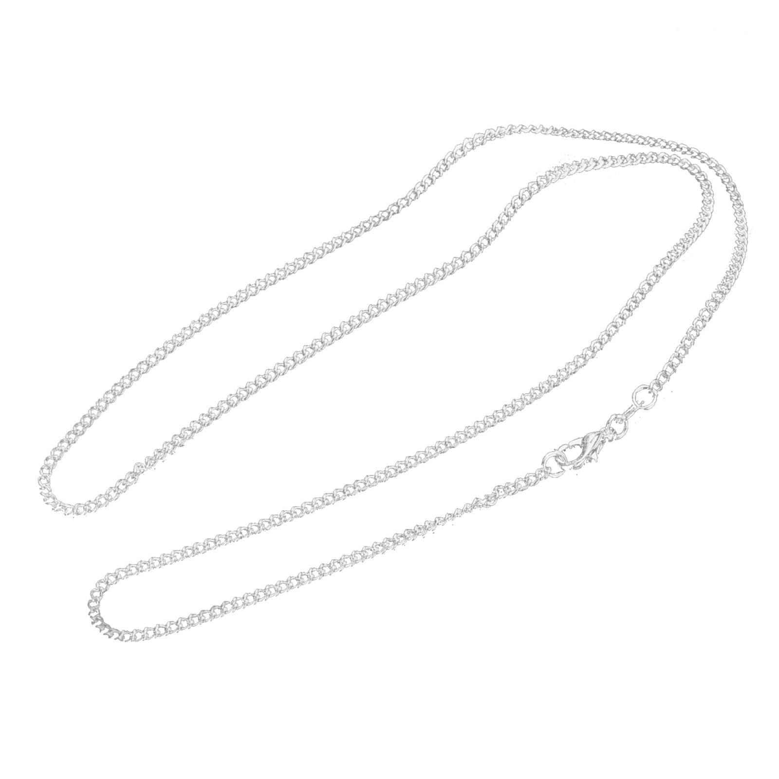 Necklaces for Womennecklaces & Pendants Solid 925 O Shape Silver 2Mm 8 Side Diamond Cut Cable ...