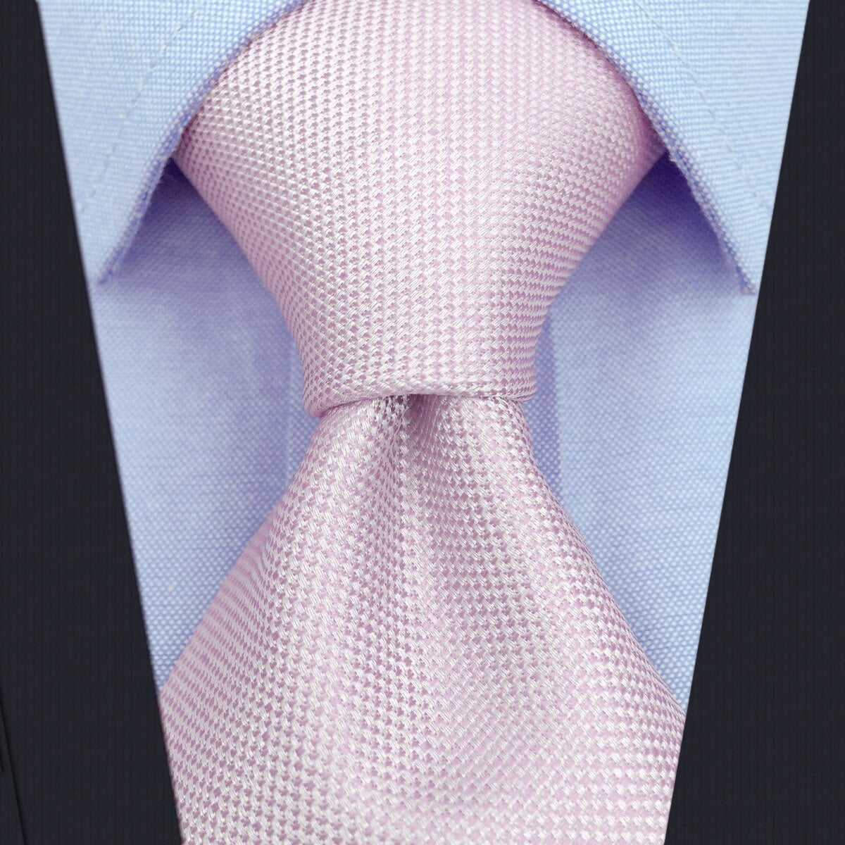 Neckties for Men Colours Tie Blush Rose Gold Pink Solid Colors Skinny ...