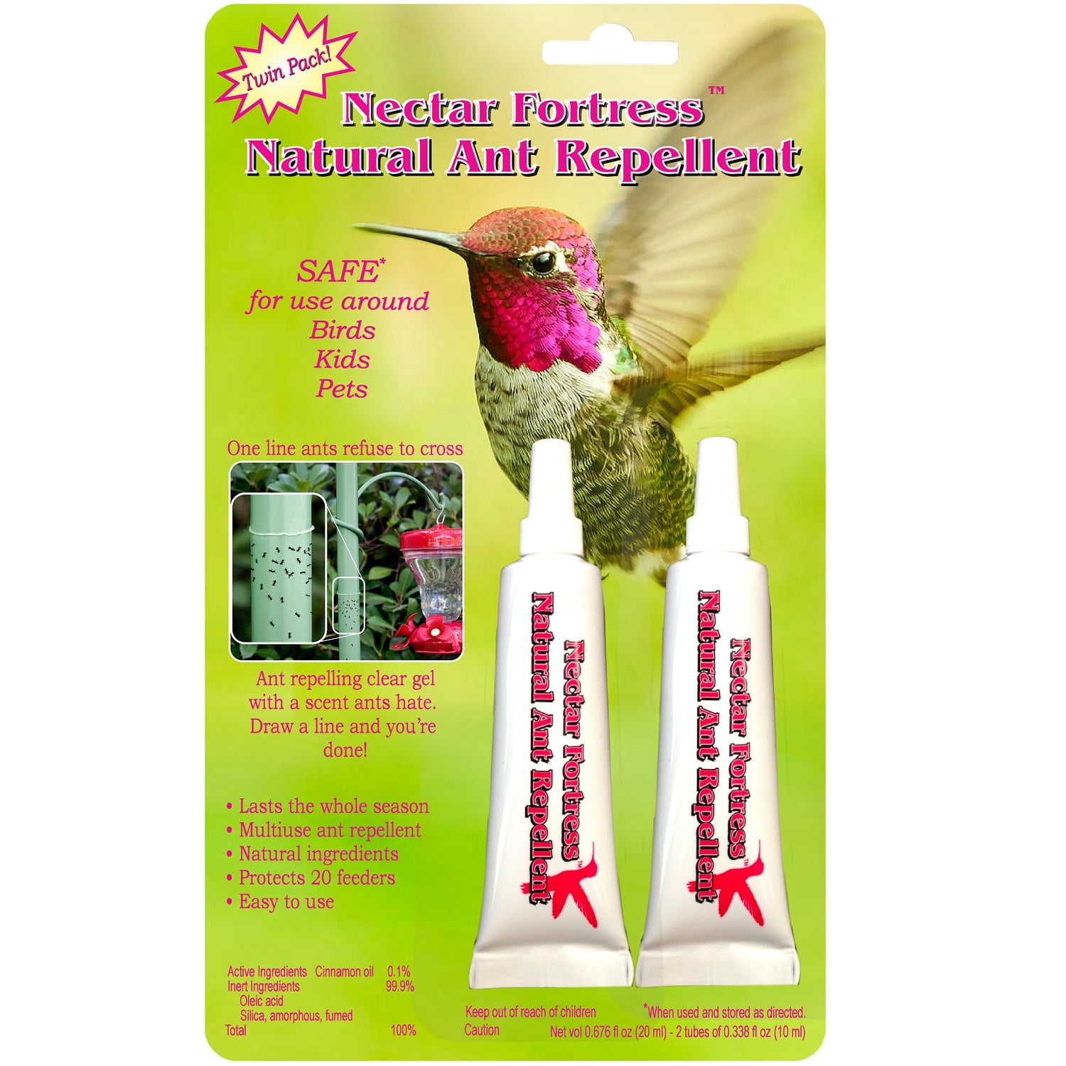 Nectar Fortress Natural Ant Repellent - Outdoor Barrier & Deterrent for ...