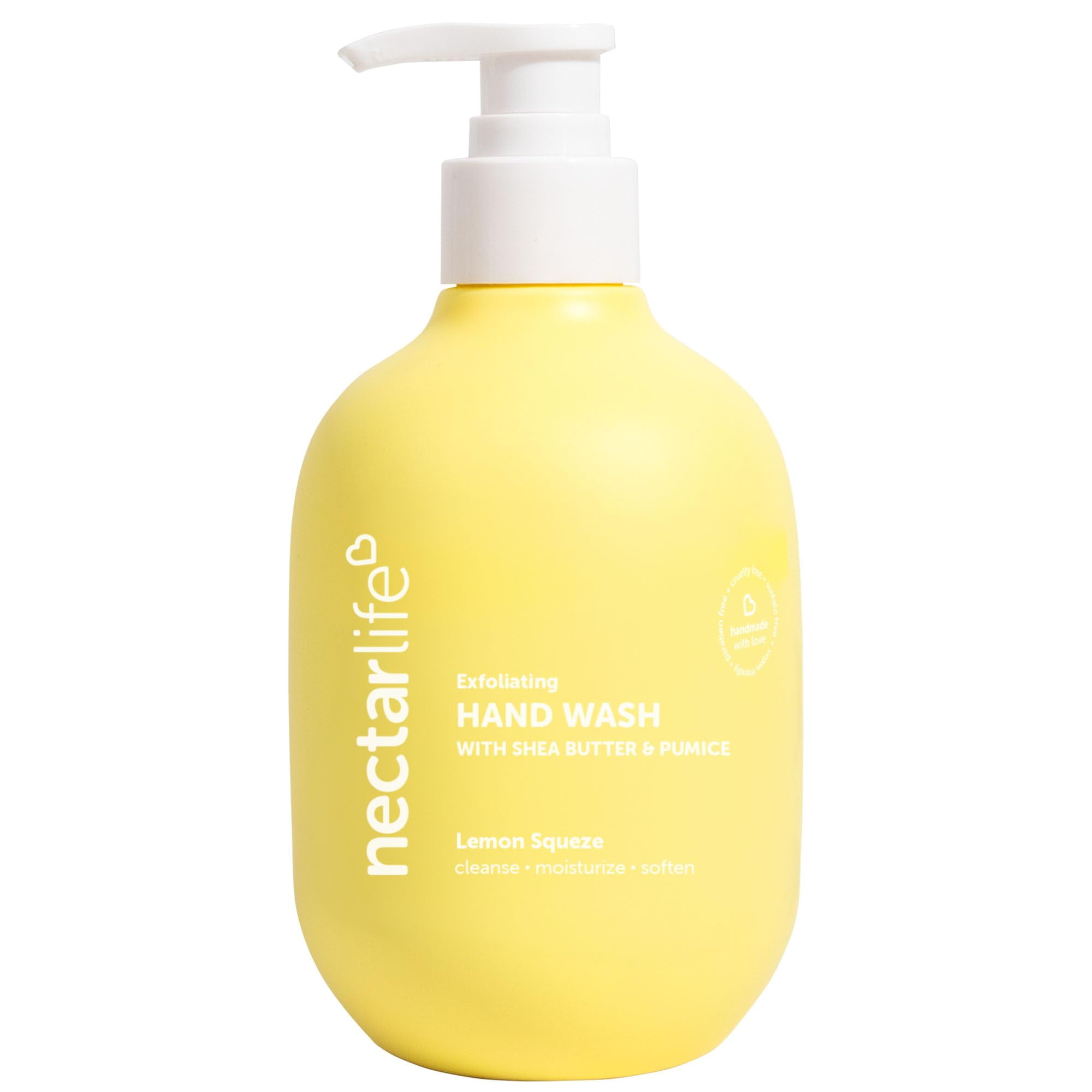 Nectar Life Hand Wash 14oz, Exfoliating and Moisturizing Hand Soap with ...
