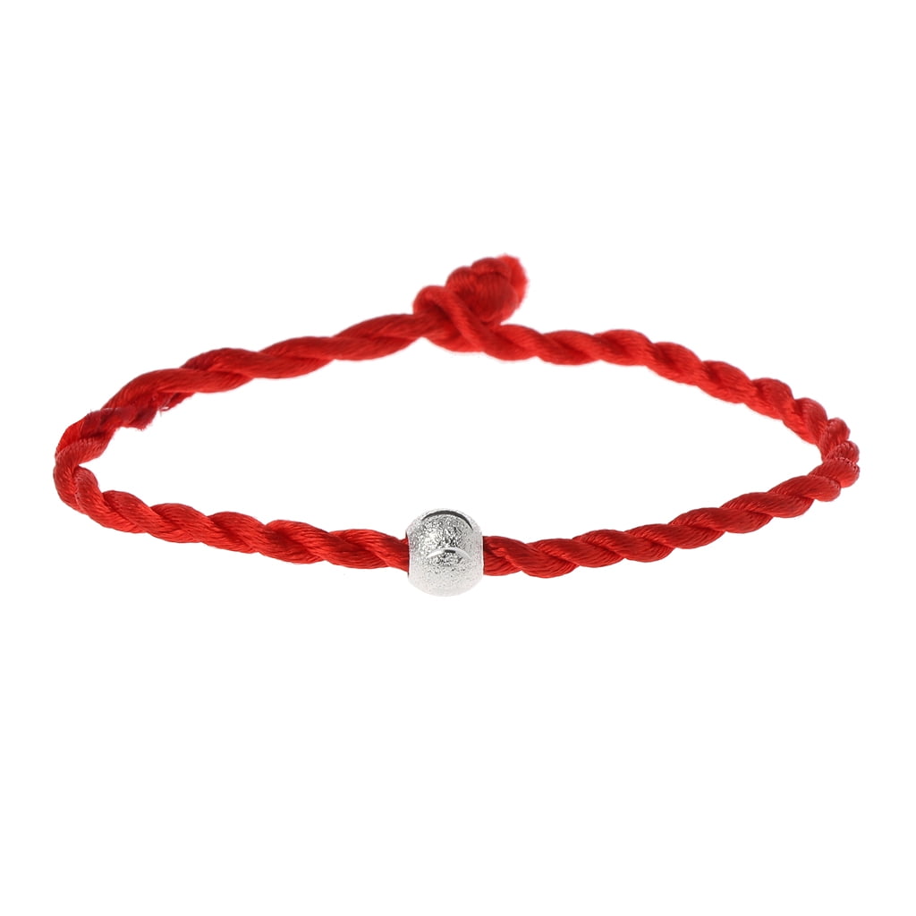 Necvior 1/5 Beads Fashion Birth Year Lucky Red String Bracelet Braided ...