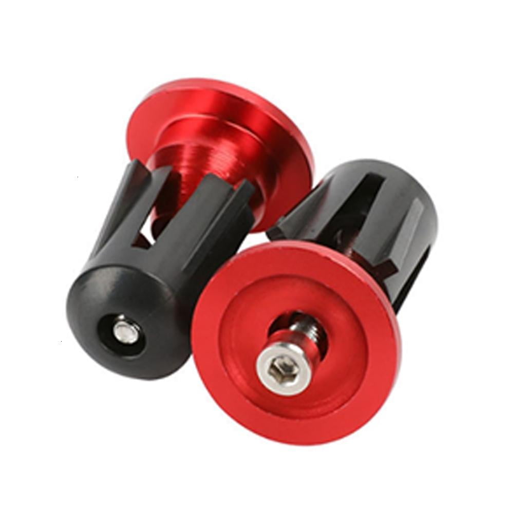 Necvior 1 Pair Bike Handlebars End Plugs Bar Caps Bicycles Handlebars ...