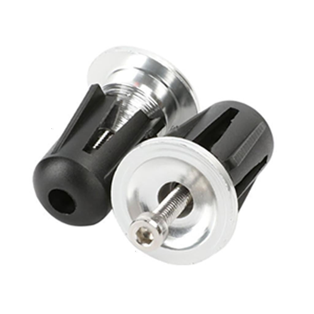 Necvior 1 Pair Bike Handlebars End Plugs Bar Caps Bicycles Handlebars ...