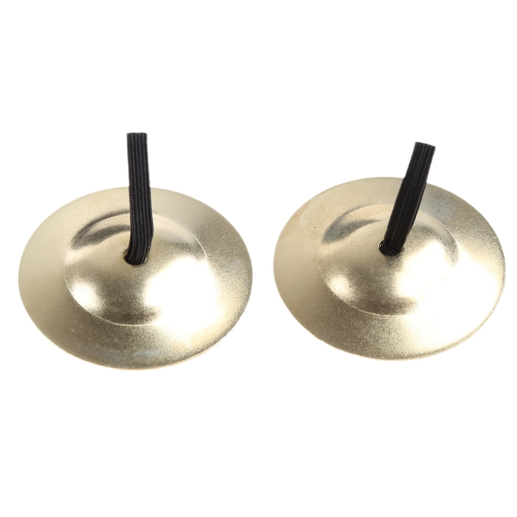 Necvior 1 Pair Finger Small Cymbals Belly Dancing Cymbals Copper Finger ...