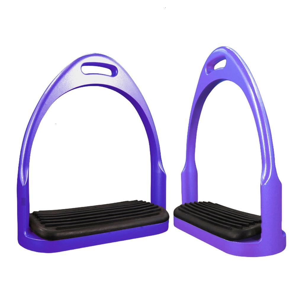 Necvior 1 Pair Safety Horse Riding Stirrups for Horse Saddles Antiskid ...