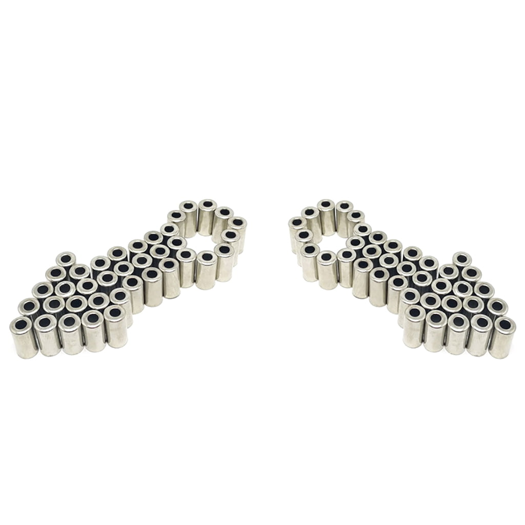 Necvior 100 Pcs Mountain Bike Brake Cable Housing Ferrule End Caps ...