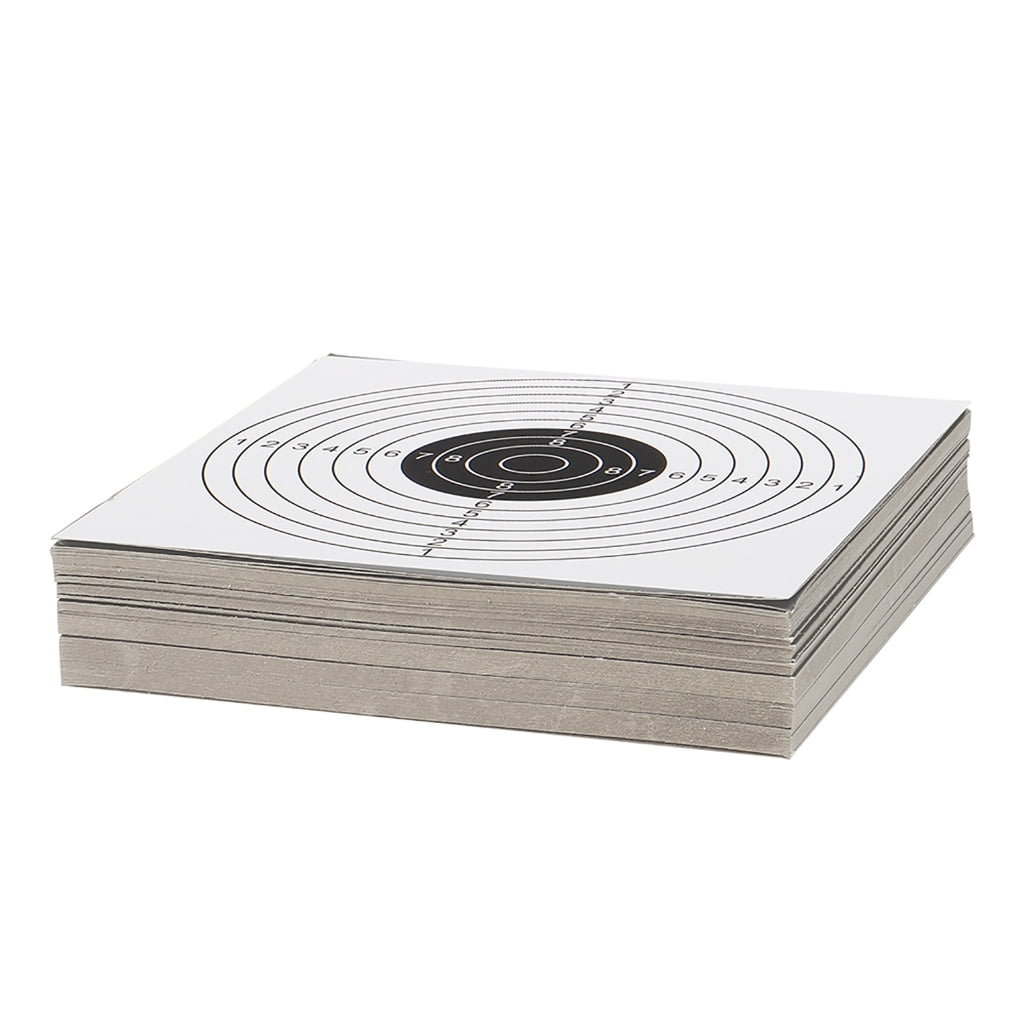Necvior 100 Pcs Targets Paper Competition Training Practice Shooting ...