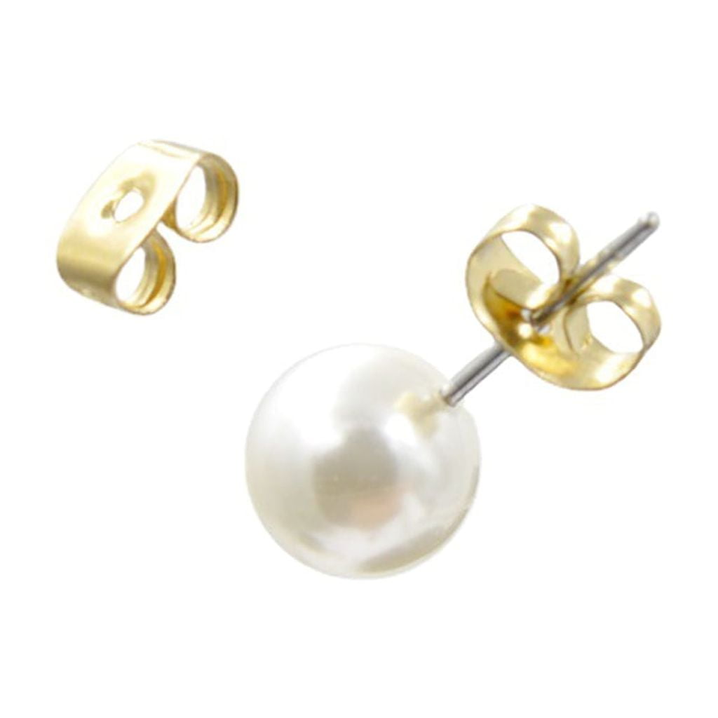 Necvior 1000pcs Earring Back Plug Ear Studs Safety Backings Backstops ...