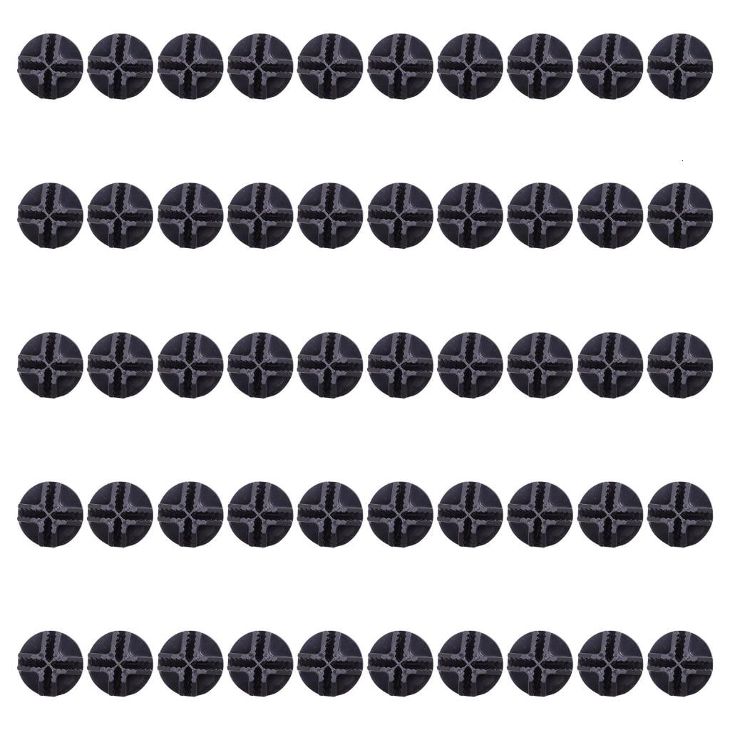 Necvior 100Pcs Interlocked Plastic Cube Connectors With Crosses Recess ...
