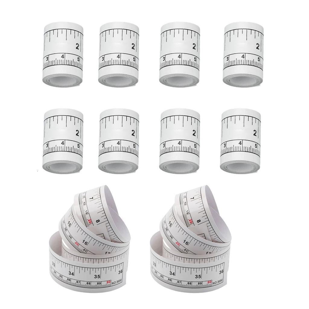 Necvior 10Pcs Adhesive Sewing Measure Tape 90cm Sewing Machine Table ...