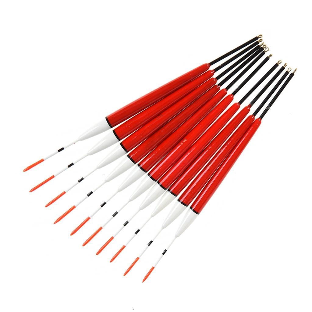 Necvior 10Pcs Paulownia Wood Fishing Floats Buoy Vertical Drift Floats ...