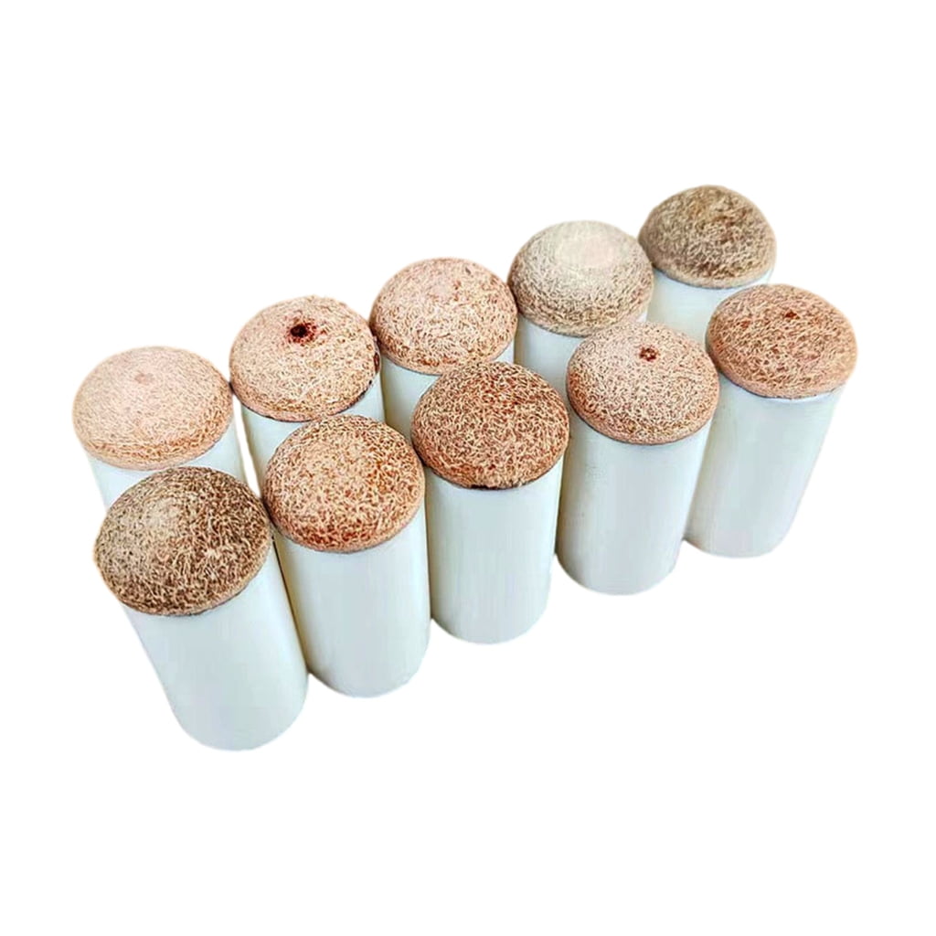 Necvior 10Pcs Slip on Pool Cue Tips Replacement Billiard Cue Tips Pool ...