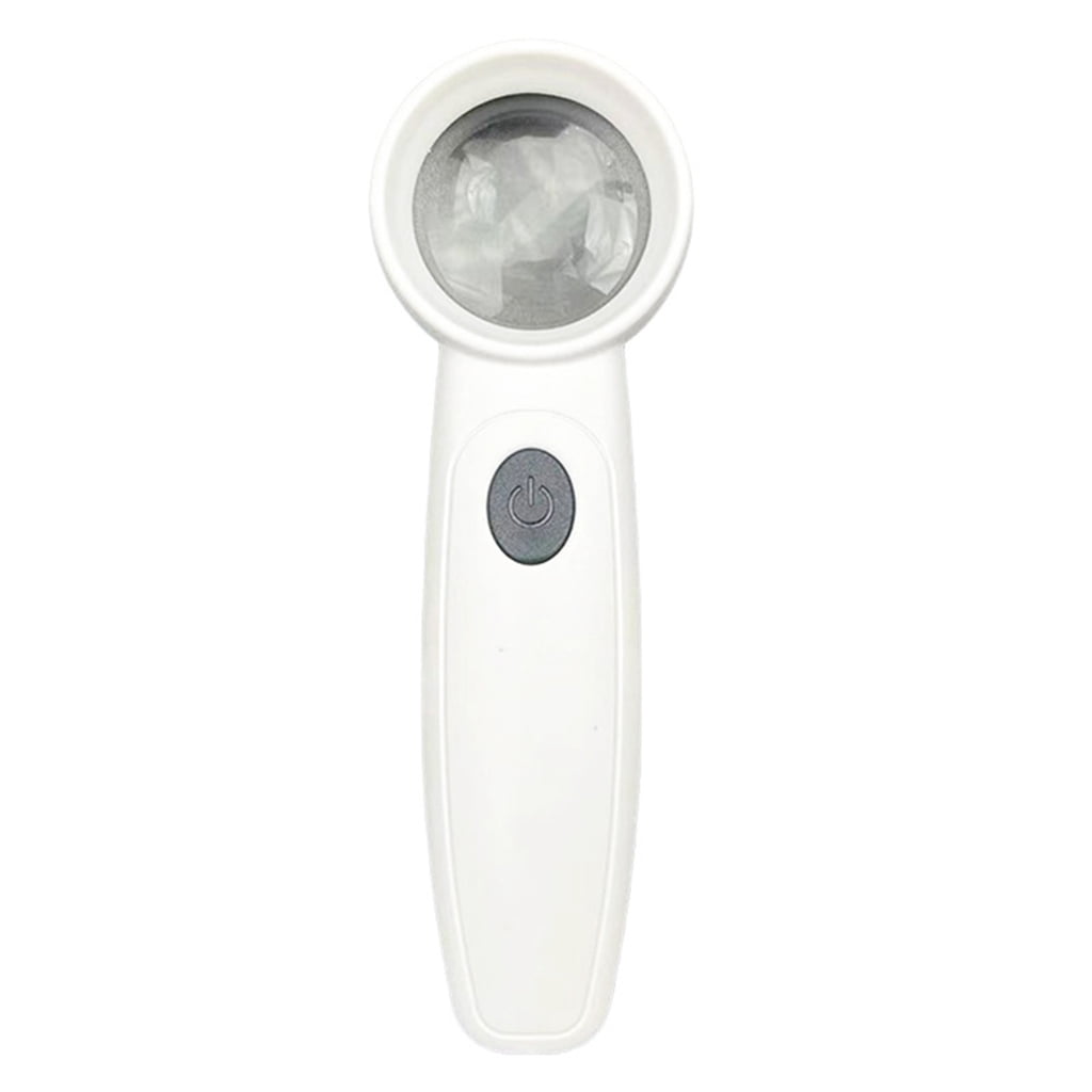 Necvior 11X Magnifying Glass with LED Light Rechargeable Handheld ...
