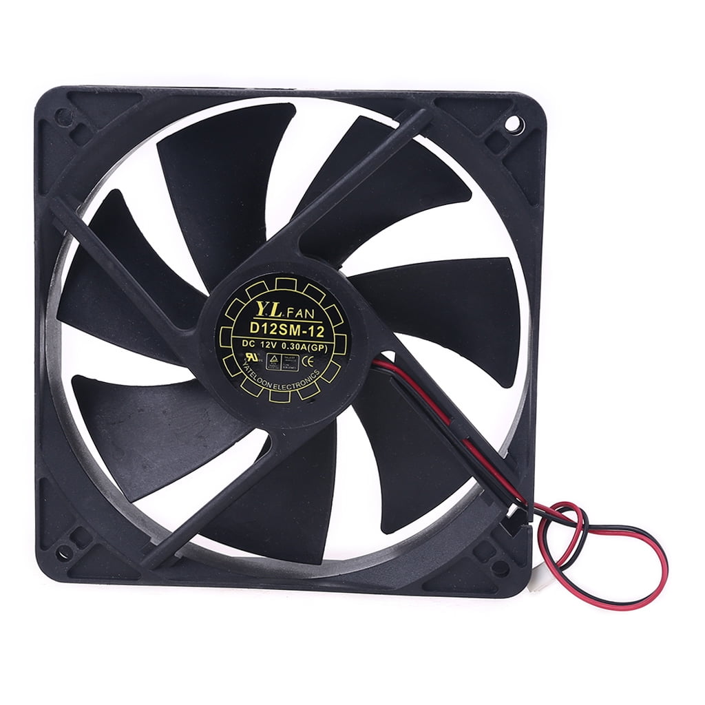 Necvior 120x120x25mm CPU Cooling Fan 12V 2pin Silent PWM Fan CPU Cooler ...