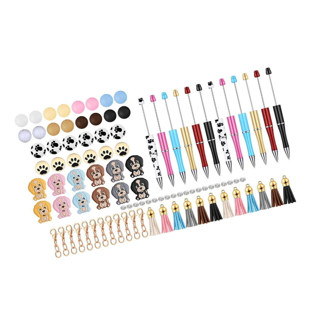 Necvior 12x DIY Pens Making Kits Beadable Pens Kits Ballpoint Pen ...
