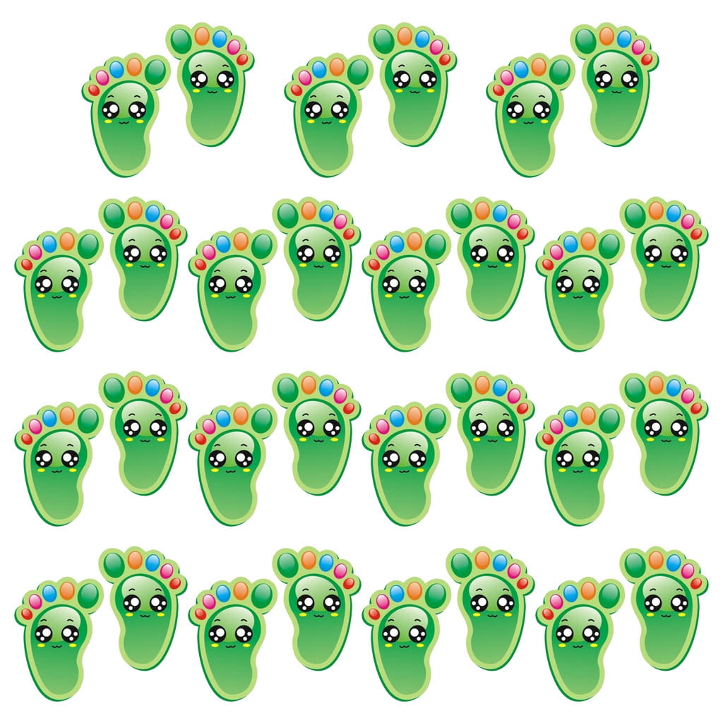 Necvior 15 Pairs Kids Floor Stickers Self-Adhesive Social Distance ...